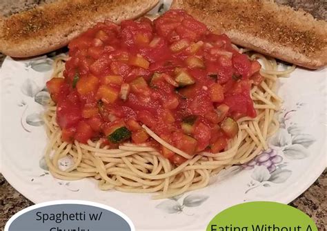 Recipe Perfect Spaghetti W Chunky Vegetable Sauce Best Recipes