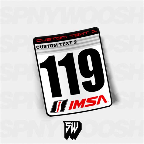 Racing Number Designs