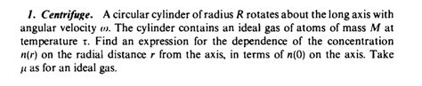 Solved 1 Centrifuge A Circular Cylinder Of Radius R