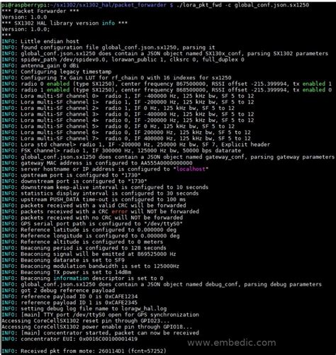 Low Power Gateway Solution Based On Semtech Sx1302 And Raspberry Pi