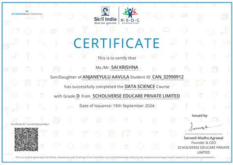 Sai Krishna On Linkedin Datascience Continuouslearning Nsdc