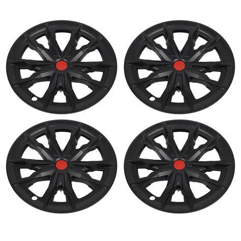4 Tapacubos De Rueda De Abs Negro Mate De Repuesto Para Buje De 18 Pulgadas Tesla 2017 2024