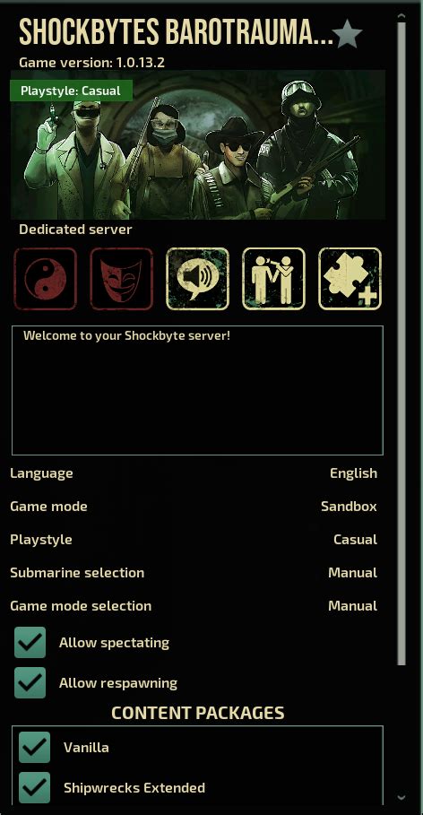 How To Set The Server Name Server List Information Of Your Barotrauma