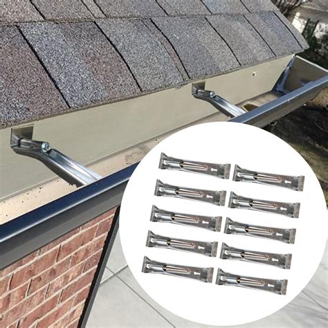 Koolsoo 10 Pieces 5 Inch Gutter Hangers With Pre Inserted Screws Easy