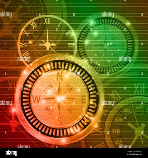 Abstract Compass Background Vector Eps 10 Stock Vector Image And Art Alamy