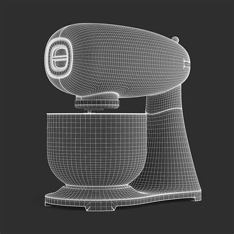 Food Processor White 3d Model By Fusemesh