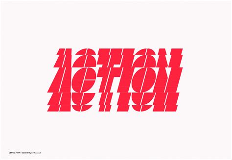 Lethal Weapon Font Behance