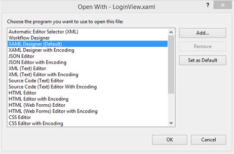 missing intellisense in vs 2015 rc for xaml stack overflow