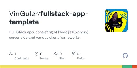 Github Vingulerfullstack App Template Full Stack App Consisting Of Nodejs Express Server