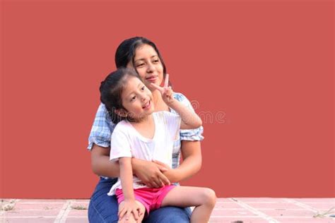 Latina Mom With Her 3 Year Old Daughter With Attention Deficit Disorder