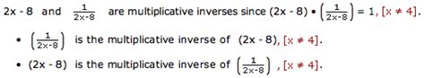 Multiplicative Inverse