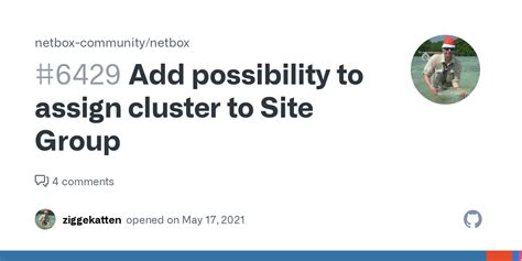 add possibility to assign cluster to site group · issue 6429 · netbox