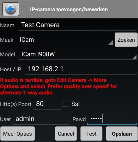 Ip Camera Met De Ip Cam Viewer App Ios And Android Benext
