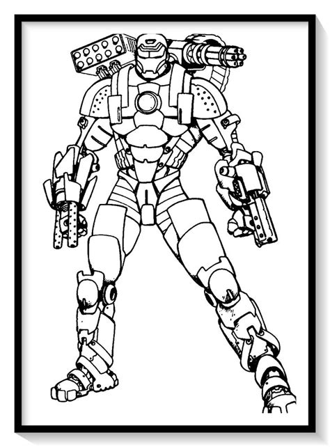 Dibujos De Iron Man Para Imprimir Dibujos Cute Para Imprimir