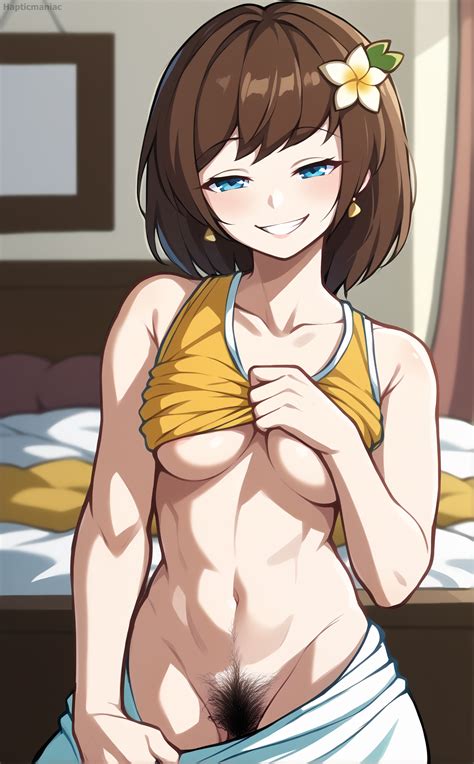 Rule 34 1girls Ai Generated Bed Bedroom Blurry Background Brown Hair
