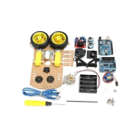 Vkmaker New Avoidance Tracking Motor Smart Robot Car Chassis Kit Speed