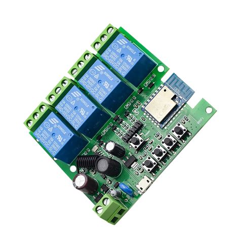 Tuya WIFI Smart Switch Module CH AC DC V V Jog Self Locking Relay Home Automation