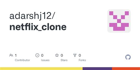GitHub Adarshj12 Netflix Clone