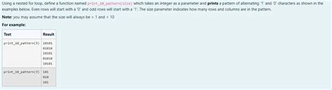 Solved Using A Nested For Loop Define A Function Named