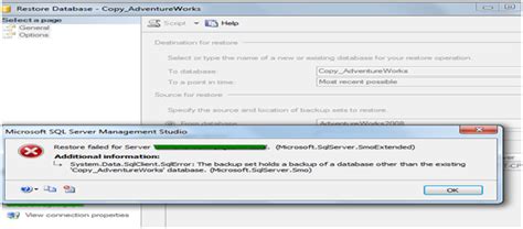 SQL Server SSIS Package Sql Server Create New Database From The Backup Of Another Database