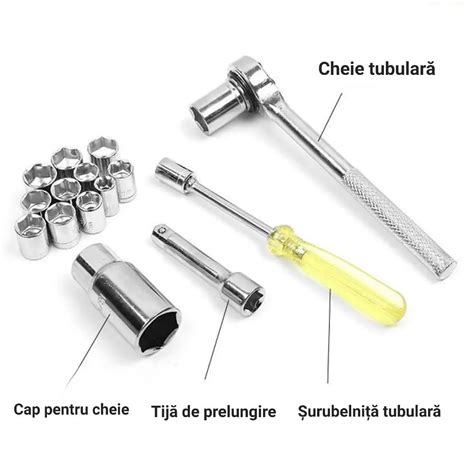 Комплект инструменти за ремонт на автомобили 40 броя Emag Bg