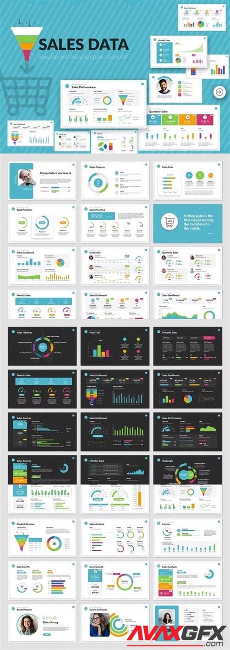 sales data powerpoint presentation template download powerpoint