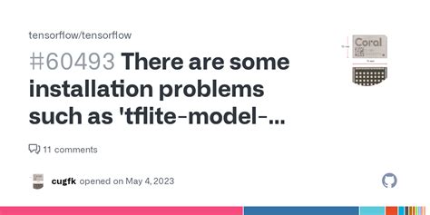 There Are Some Installation Problems Such As Tflite Model Maker