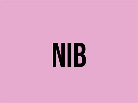 What Does Nib Mean Meaning Uses And More Fluentslang