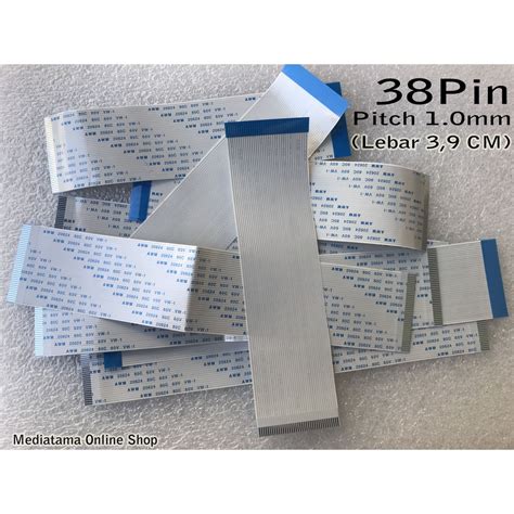 Jual Ffc Flexible Ttl Logic Board Cable Kabel Fleksi 38 Pin Pitch 1 0mm Lebar 39mm Shopee