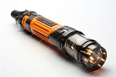 premium ai image dynamo torch on white background