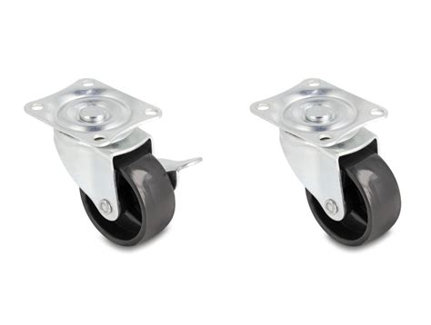 Tragant Produkte 66753 Delock Lenkrolle Ø 50 Mm Tragkraft Bis 90 Kg Set