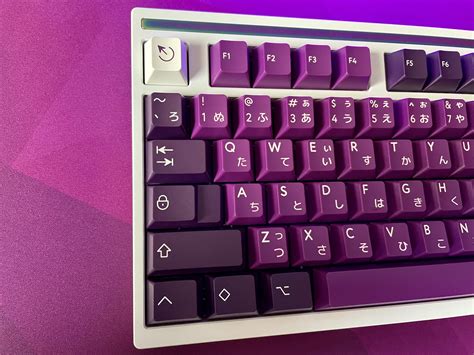 Mode Sonnet White W Purpurite Keycaps And C3 Equalz Banana Split Macho Switches R