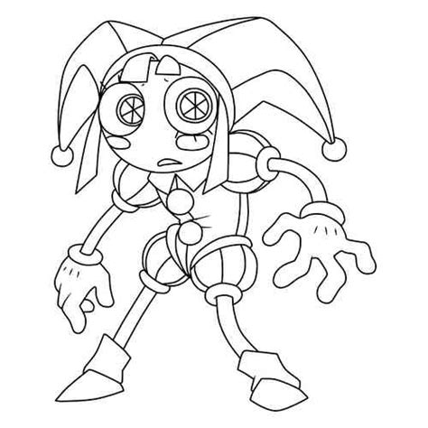 Раскраски Помни распечатать Удивительный цифровой цирк