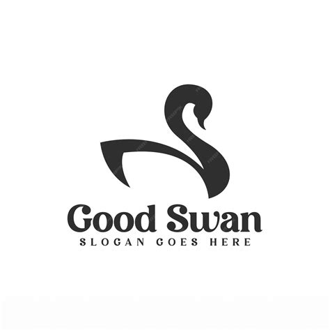 Premium Vector Swan Logo Design Template Swan Logo Concept
