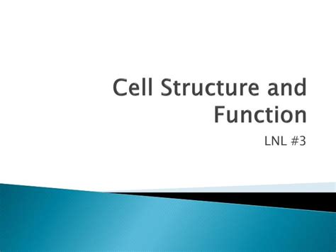 PPT Cell Structure And Function PowerPoint Presentation Free Download ID