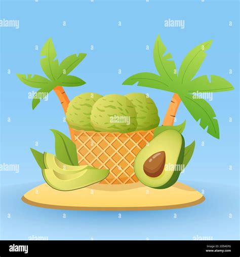 Tropical Island Ice Cream
