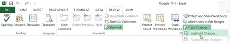 Tracking Changes In Microsoft Excel Training Connection