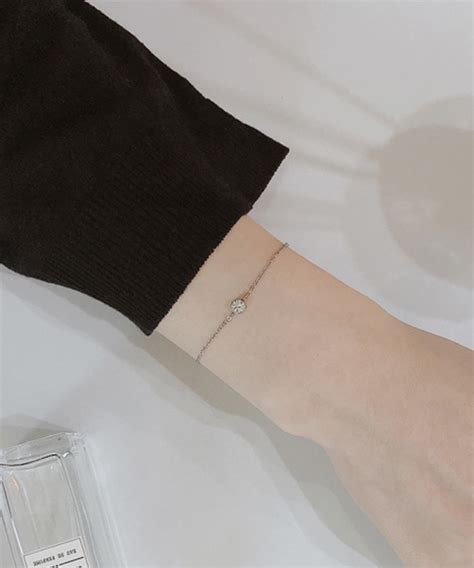 당일출고 써지컬스틸 라운드 큐빅 팔찌 변색없는 데일리 포인트 심플 레이어드 써지컬 팔찌