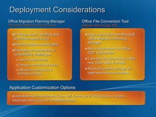 Open XML Formats For CIO S PPT