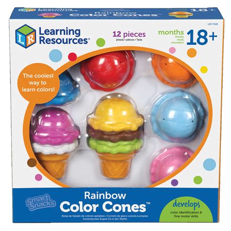 Teachersparadise Learning Resources Smart Snacks® Rainbow Color Cones