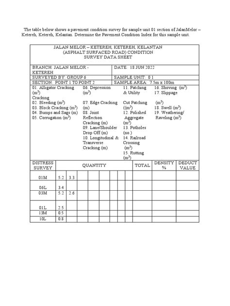 Calculation Project Highway Pdf Road Road Surface