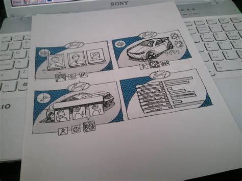 Sketches Layouts And Wireframes 2006 2015 On Behance