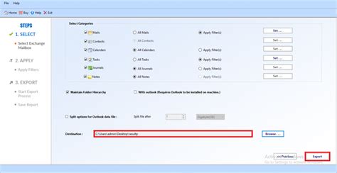 How To Export All Exchange Mailboxes To PST File Of Specific Date