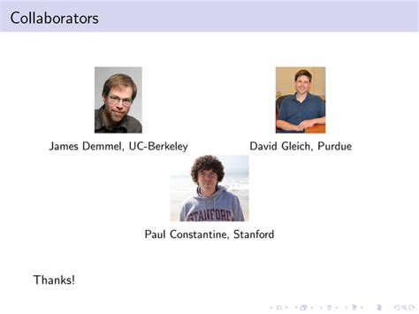 Qr Factorizations And Svds For Tall And Skinny Matrices In Mapreduce Architectures Siam Cse Ppt