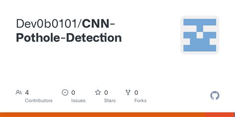 github dev0b0101 cnn pothole detection