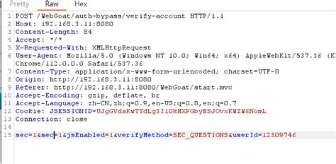 webgoat authentication bypasses 1