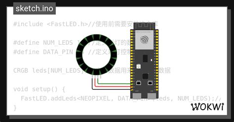 12ws2812 Wokwi Esp32 Stm32 Arduino Simulator