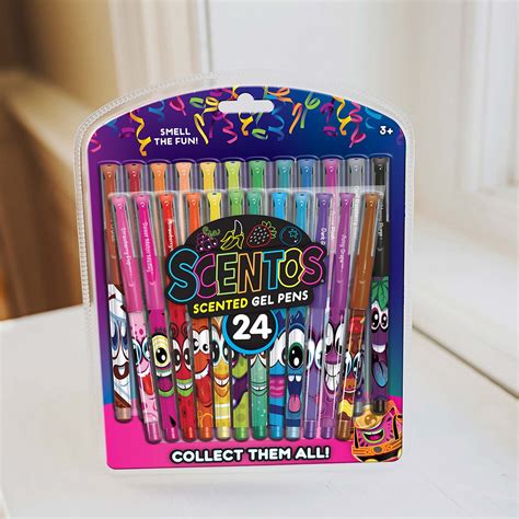 Scentos® 24 Count Scented Neon Gel Pen Set Shopscentos