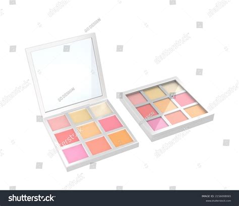 Blank Makeup Palette Template