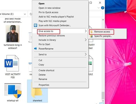 How To Stop Sharing A Folder In Windows 1110
